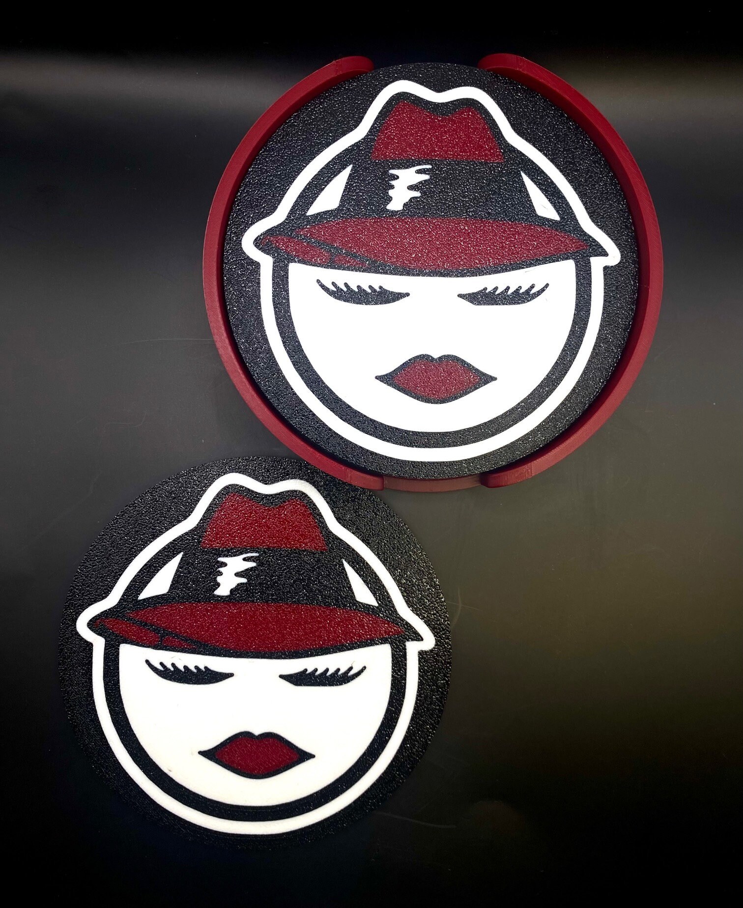 Lowrider Chicana/chola 3d Printed Coaster - Etsy