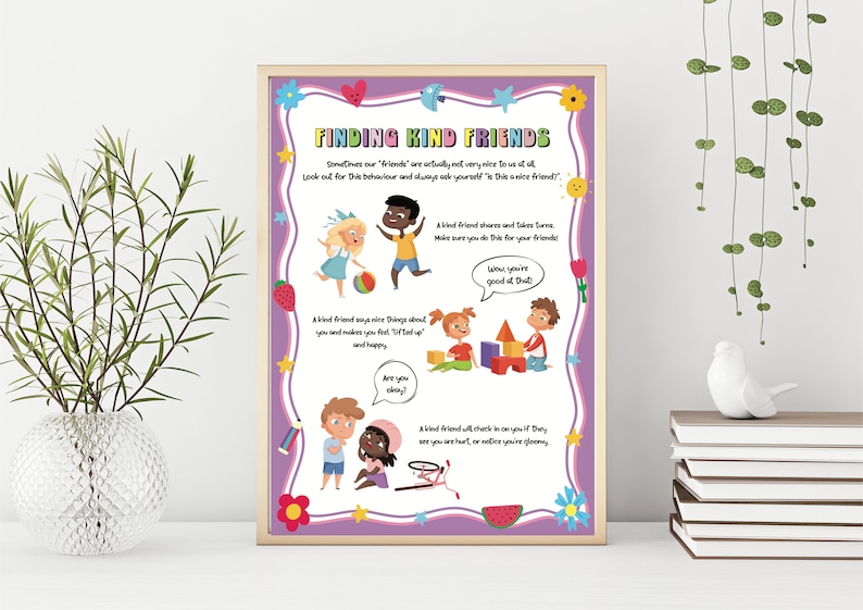 Making Friends Poster | How to Make Friends Poster |kind Friends ...