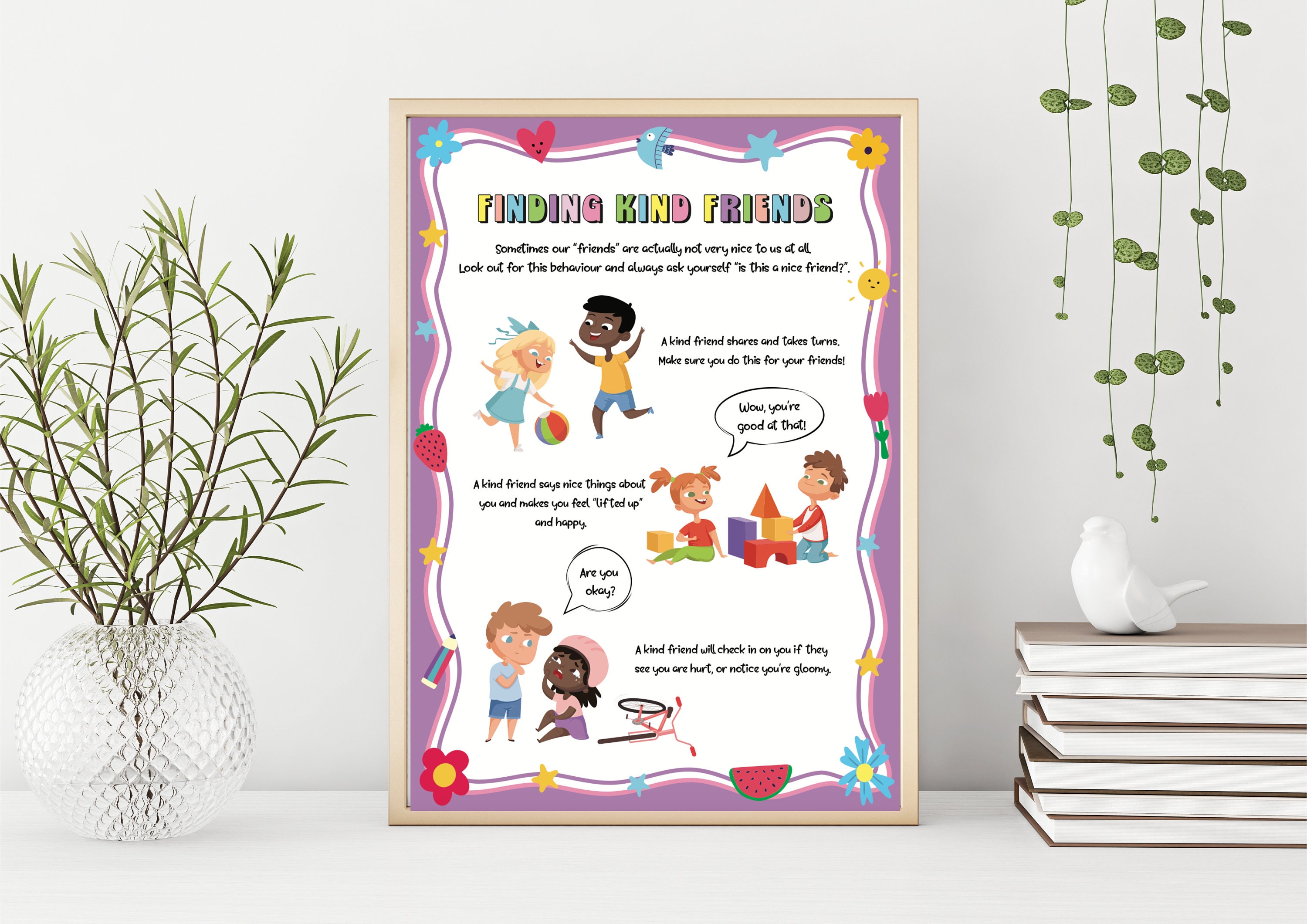Making Friends Poster | How to Make Friends Poster |kind Friends ...