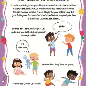Making Friends Poster | How to Make Friends Poster |kind Friends ...