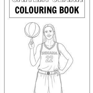 Caitlin-inspired Basketball Coloring Book | 10 Printable Pages ...