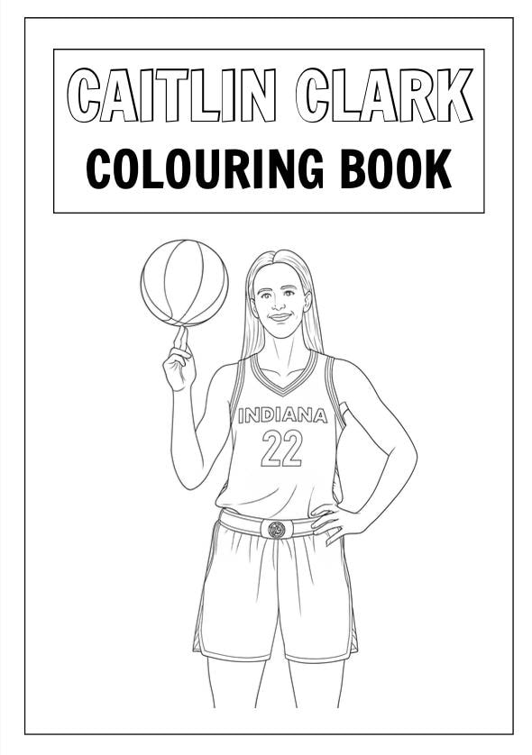 Caitlin-inspired Basketball Coloring Book | 10 Printable Pages ...