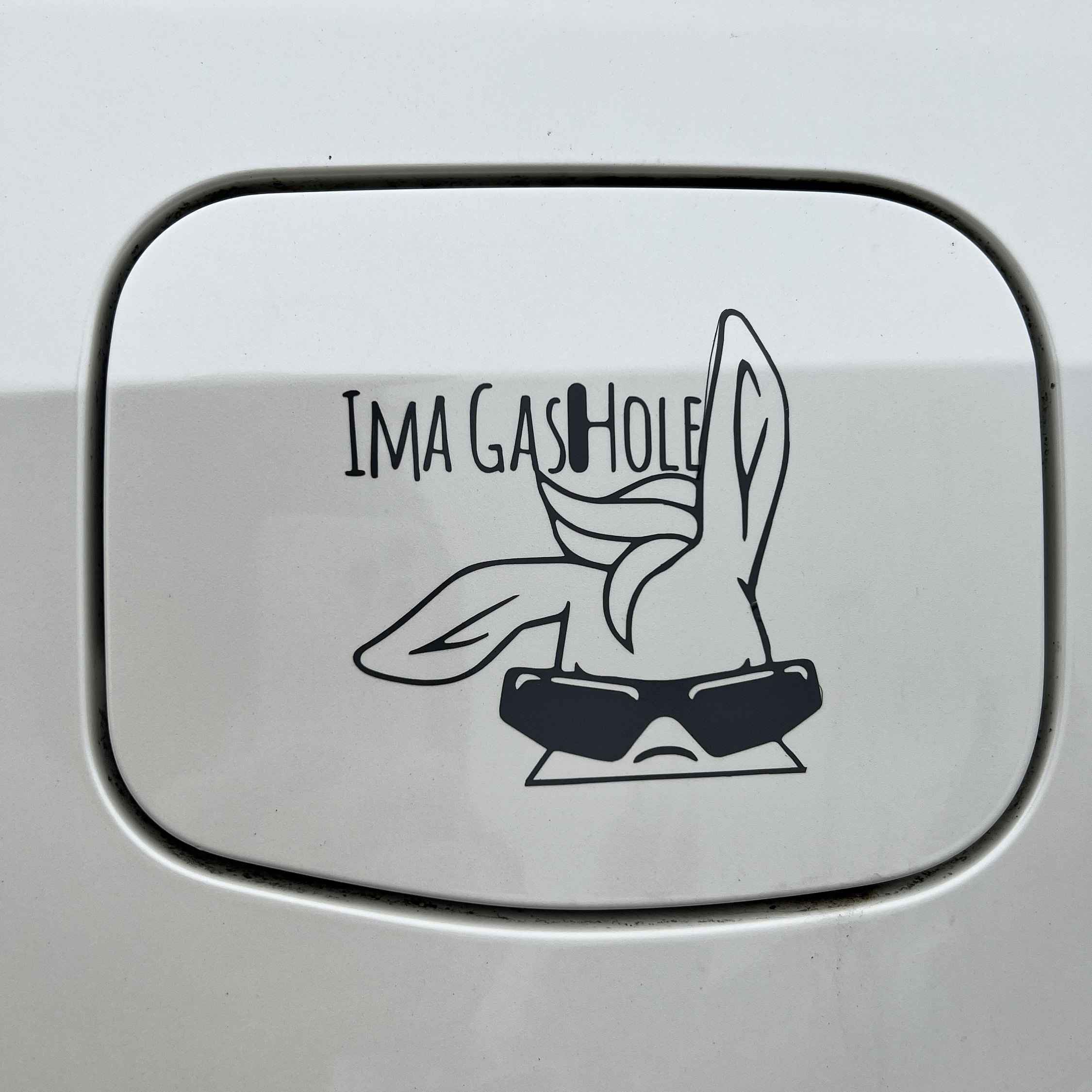 Ima Gashole - Vinyl Car Decal - Etsy