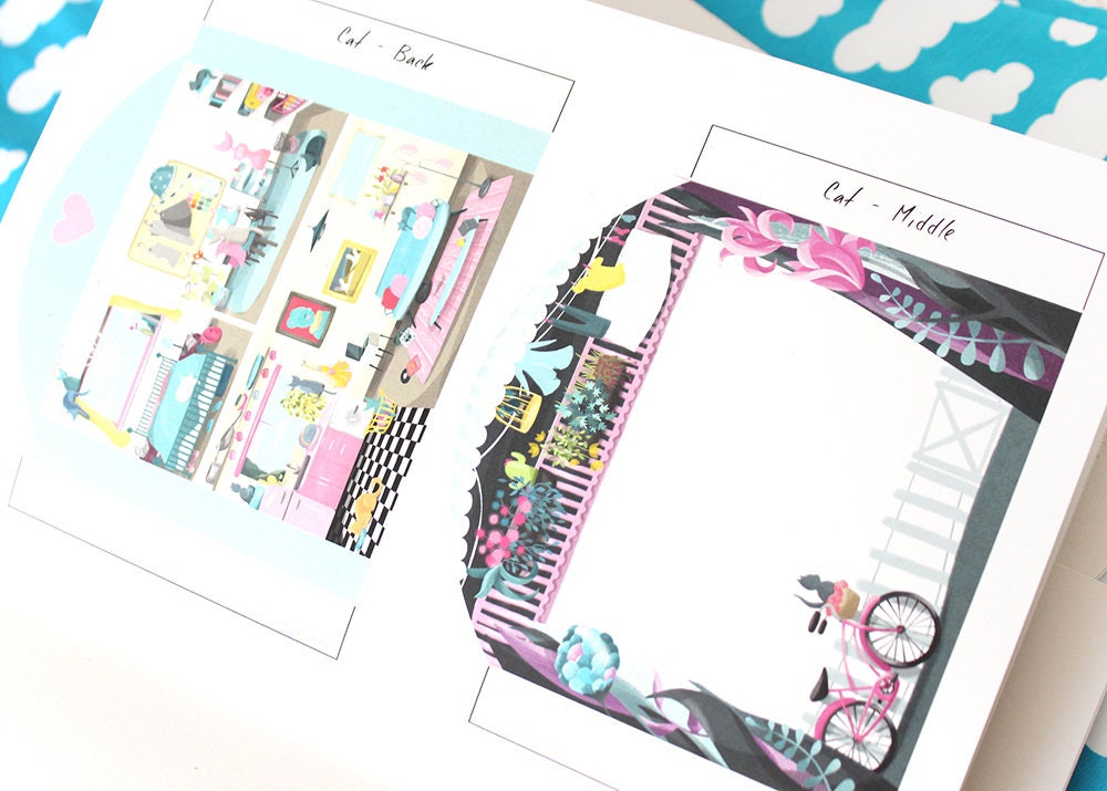 Dream Home Diorama Book 3 DIY DIORAMA KITS in One Book Diy | Etsy