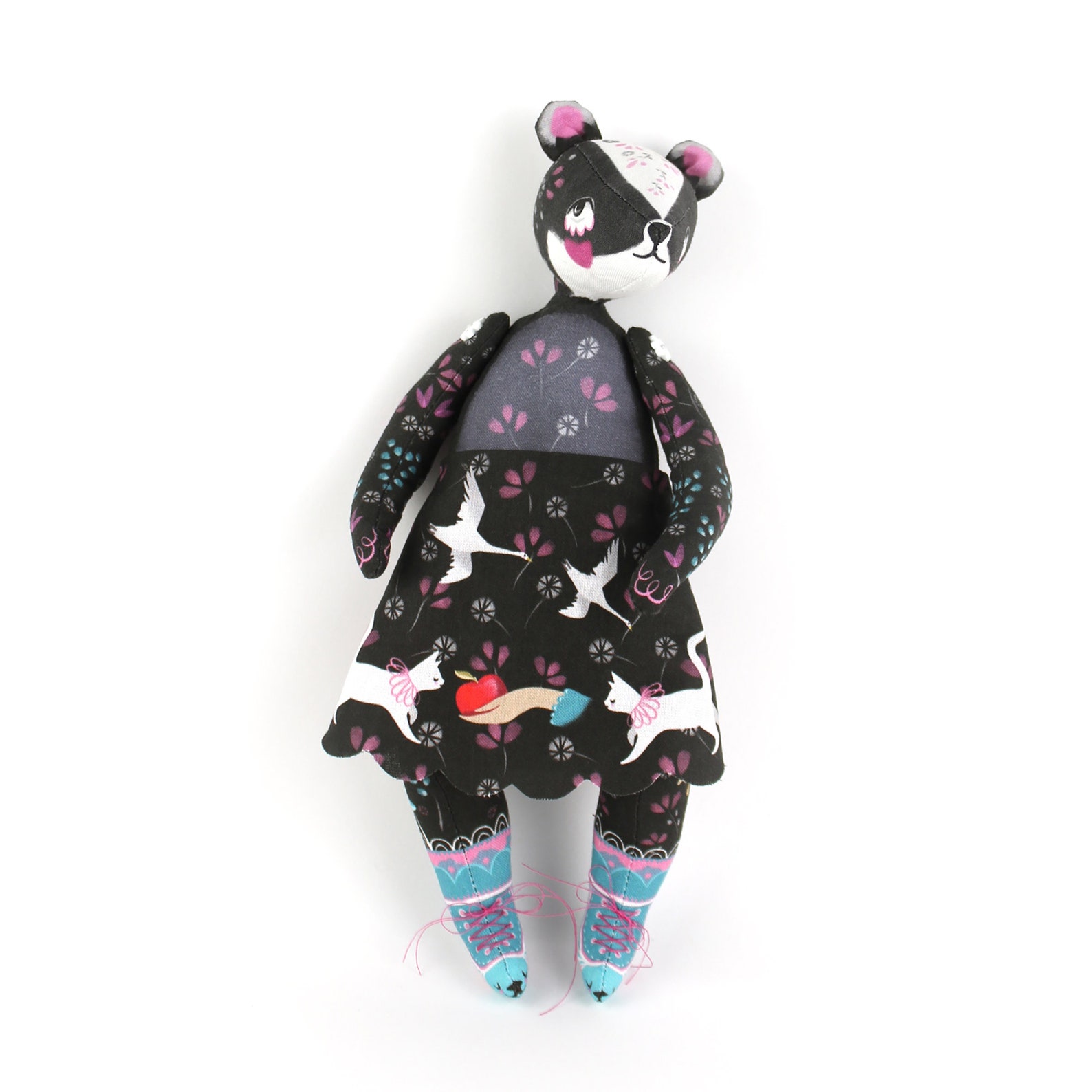 DIY Kit - Bibli the Badger Librarian and the Singing Stoat With 2 ...