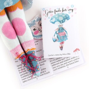 Mushroom Dolly DIY KIT - Gertie the Mushroom Girl With 20 Page Story ...