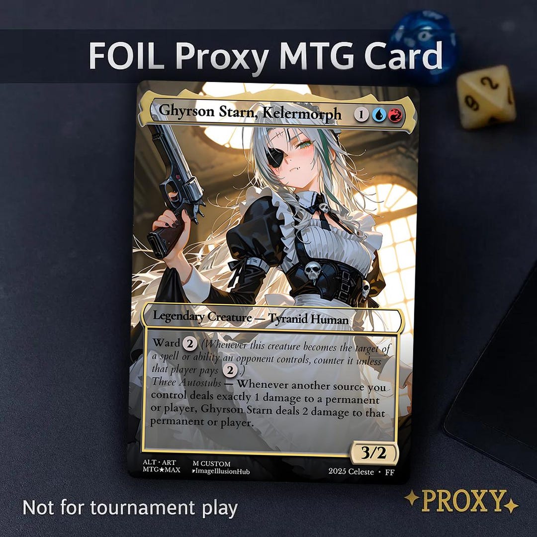 Ghyrson Starn, Kelermorph Proxy – Anime Waifu MTG Proxy Card, Alt Art ...