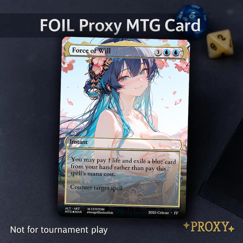 Mtg Waifu Cards - Etsy