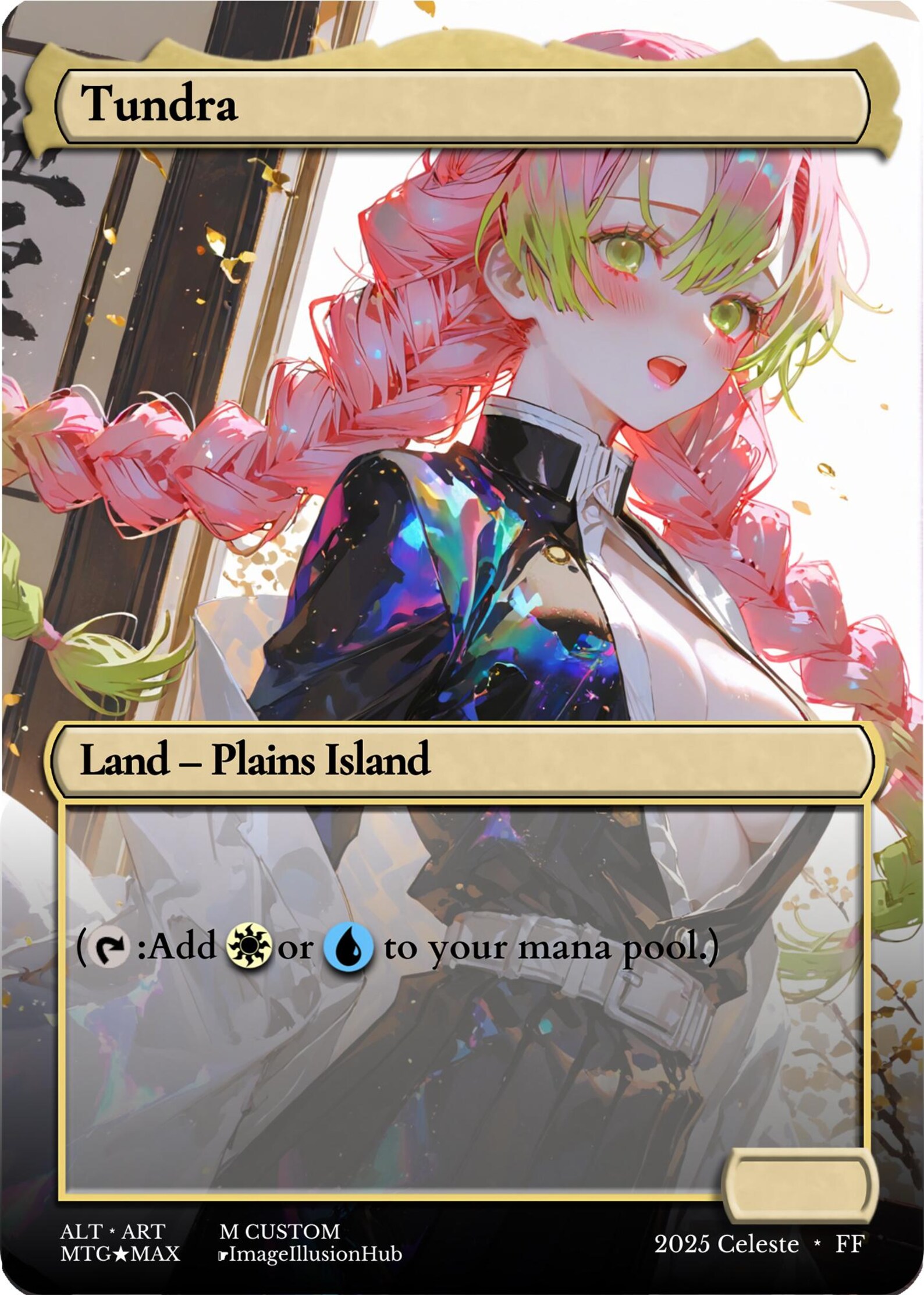 Tundra Proxy – Anime Waifu MTG Proxy Card, Alt Art EDH Commander Cards ...