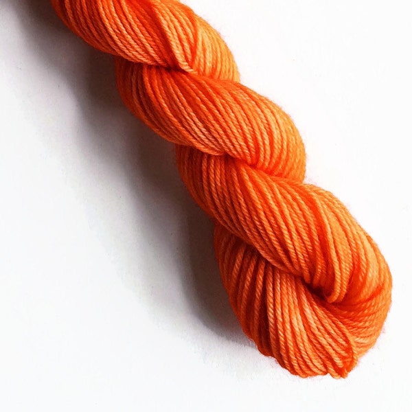 Bright Orange Yarn - Etsy