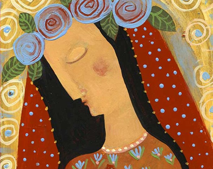 The Praying Madonna Print by Rose Walton 8x10 - Etsy