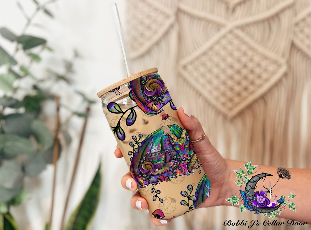 Cottagecore Dragon Transparent Seamless Design the Painted Dragon ...