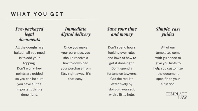 Statutory Declaration - Template - Etsy UK