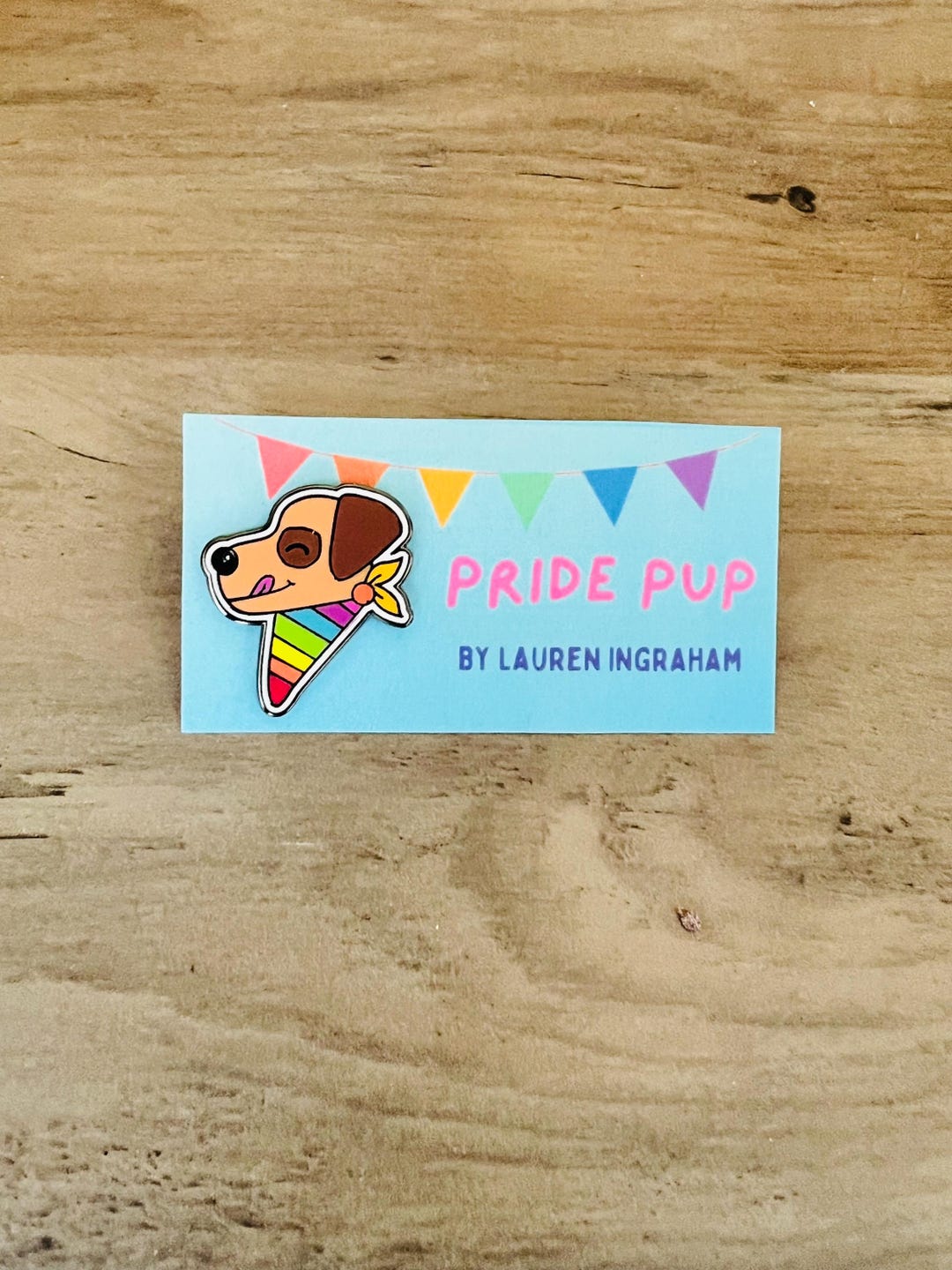 Pride Pup - Enamel Pin Accessory Created From an Original Artwork by ...