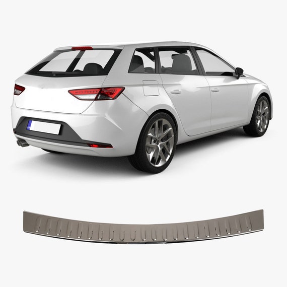 For SEAT LEON 3 SW combi 2013 Glossy Rear Bumper Protector Etsy