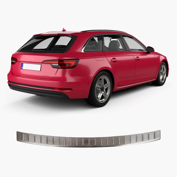 For AUDI A4 B9 AVANT QUATTRO 2016 2020 Glossy Rear Bumper Protector Stainless Steel Etsy