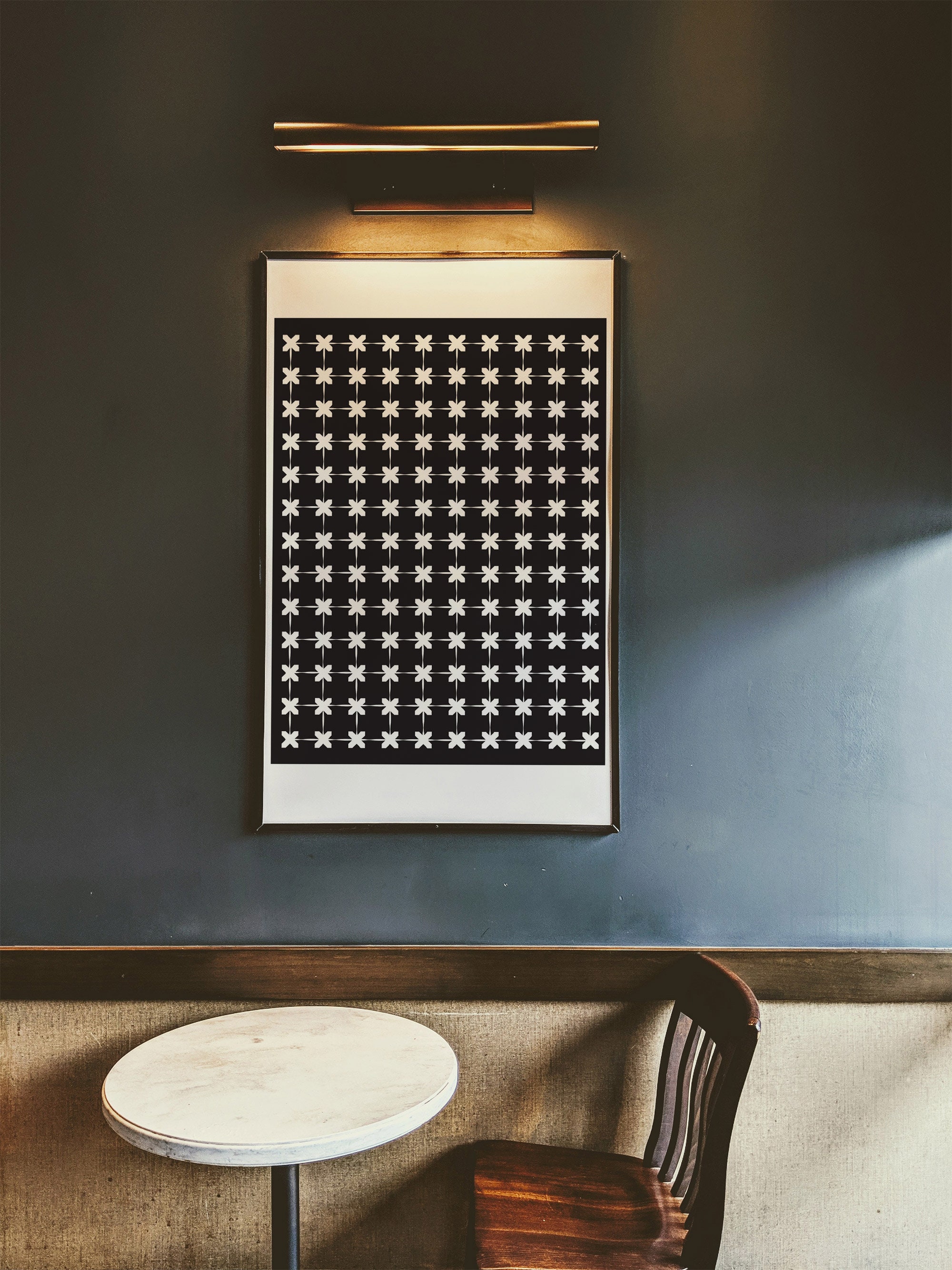 Exacto White on Black Digital Download Exhibition Poster Printable ...