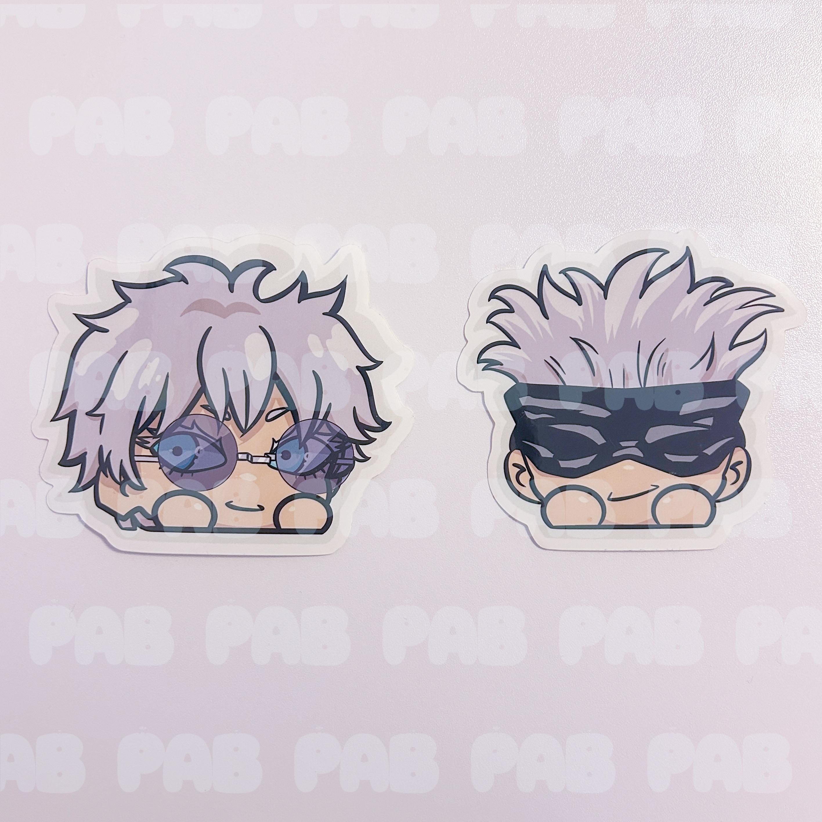Gojo Peeker Sticker - Etsy