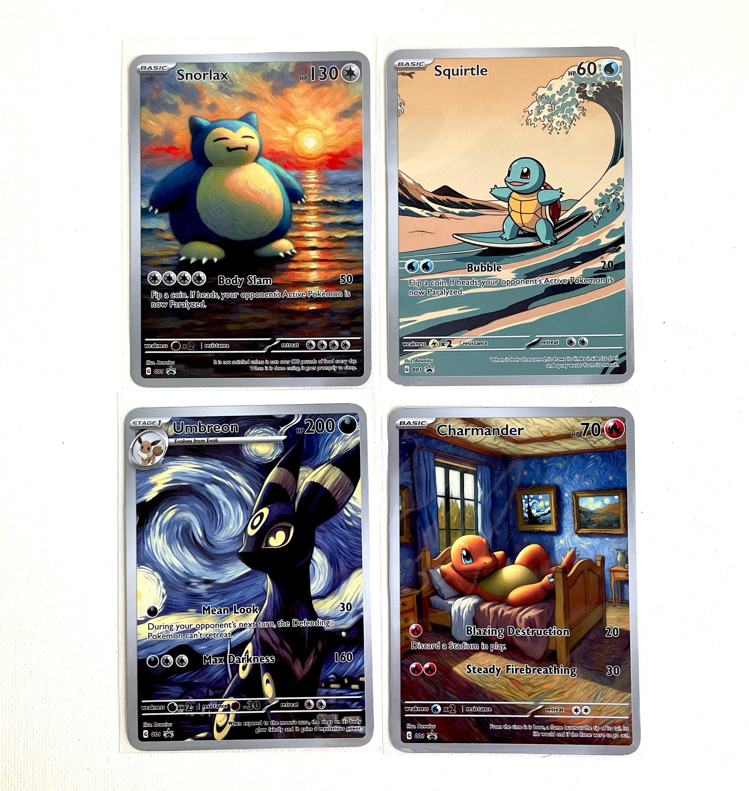 CUSTOM Pokémon Card Designs Unique Art Prints and Gift Artist ...