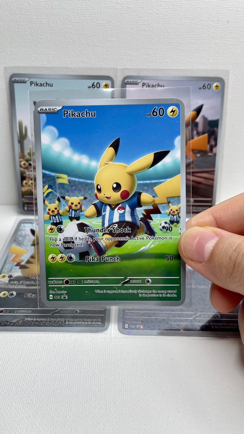 CUSTOM Pokémon Card Designs Unique Art Prints and Gift Pikachu ...