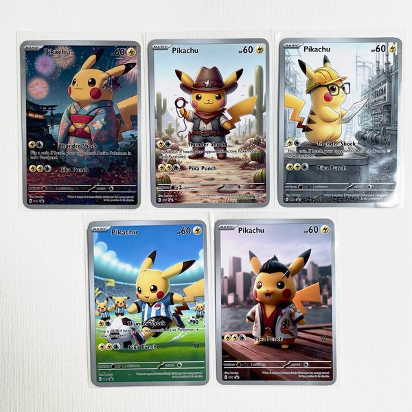 Custom Pokemone Card - Etsy