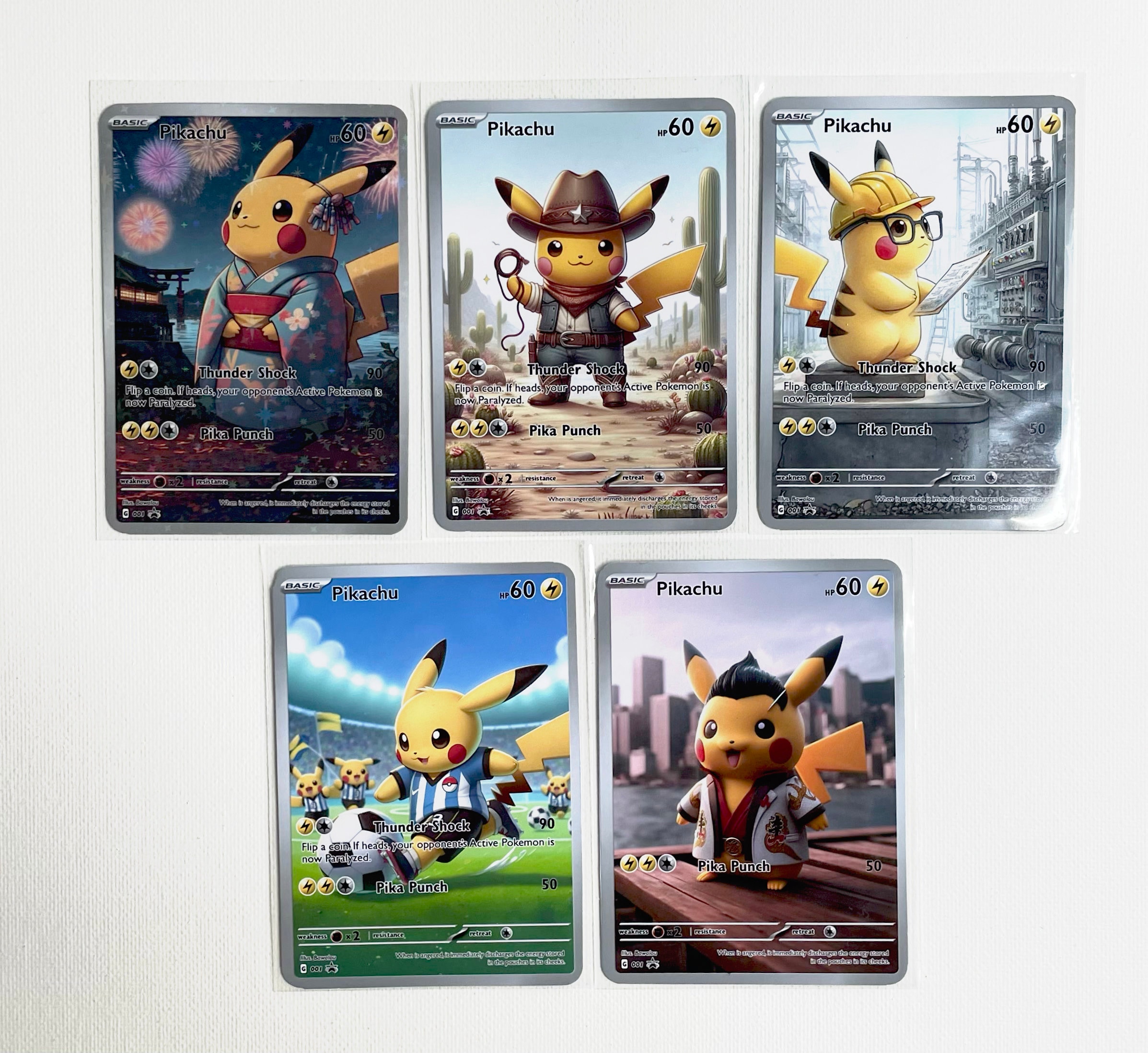 CUSTOM Pokémon Card Designs Unique Art Prints and Gift Pikachu ...