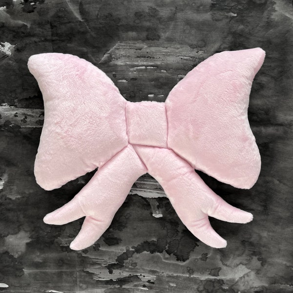 Bow Pink Pillow - Etsy