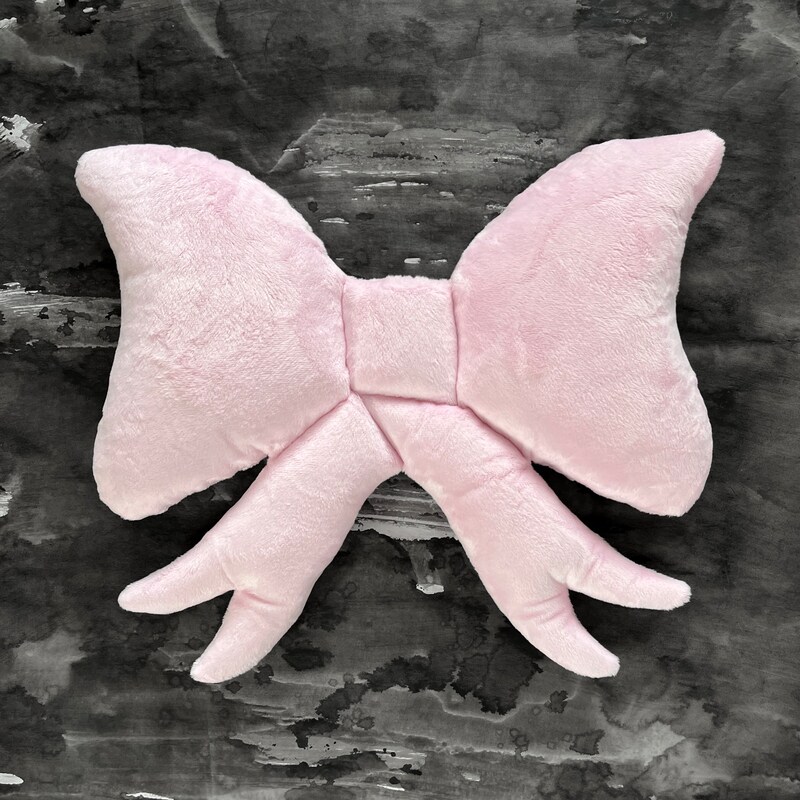 Bow Pink Pillow - Etsy