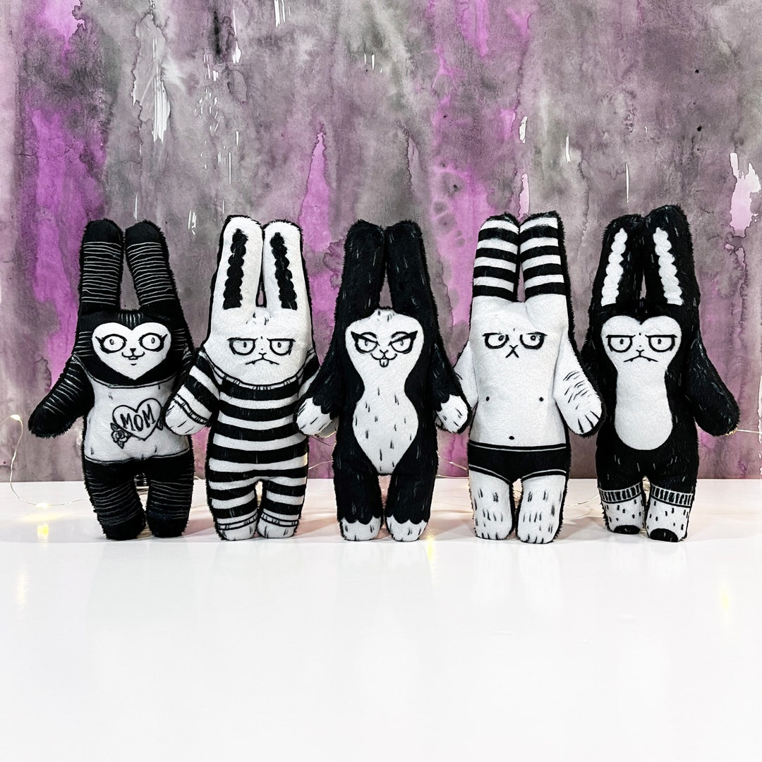 Bad Bunny Family Set #11 - Five Doll Collection, Weird Rabbit Doll ...