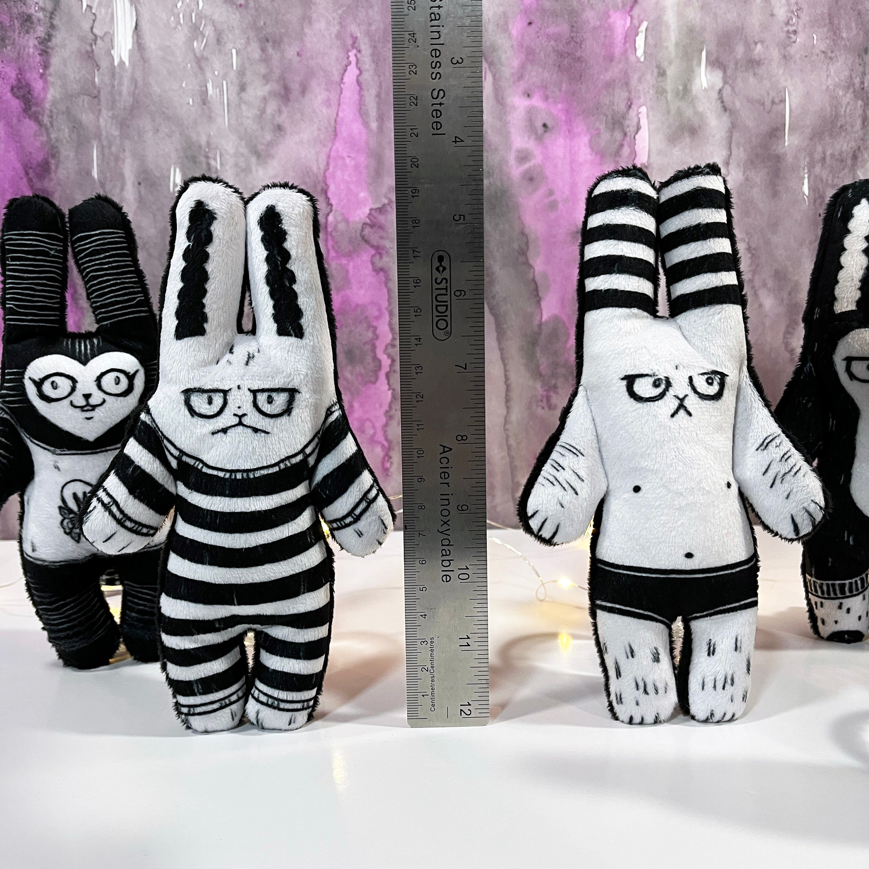 Bad Bunny Family Set #11 - Five Doll Collection, Weird Rabbit Doll ...