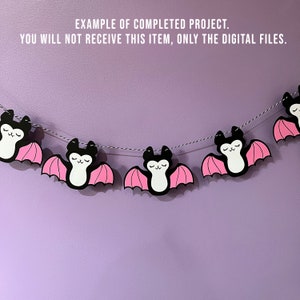 Bat Garland Digital Project - Make Your Own Paper Bat Garland for ...