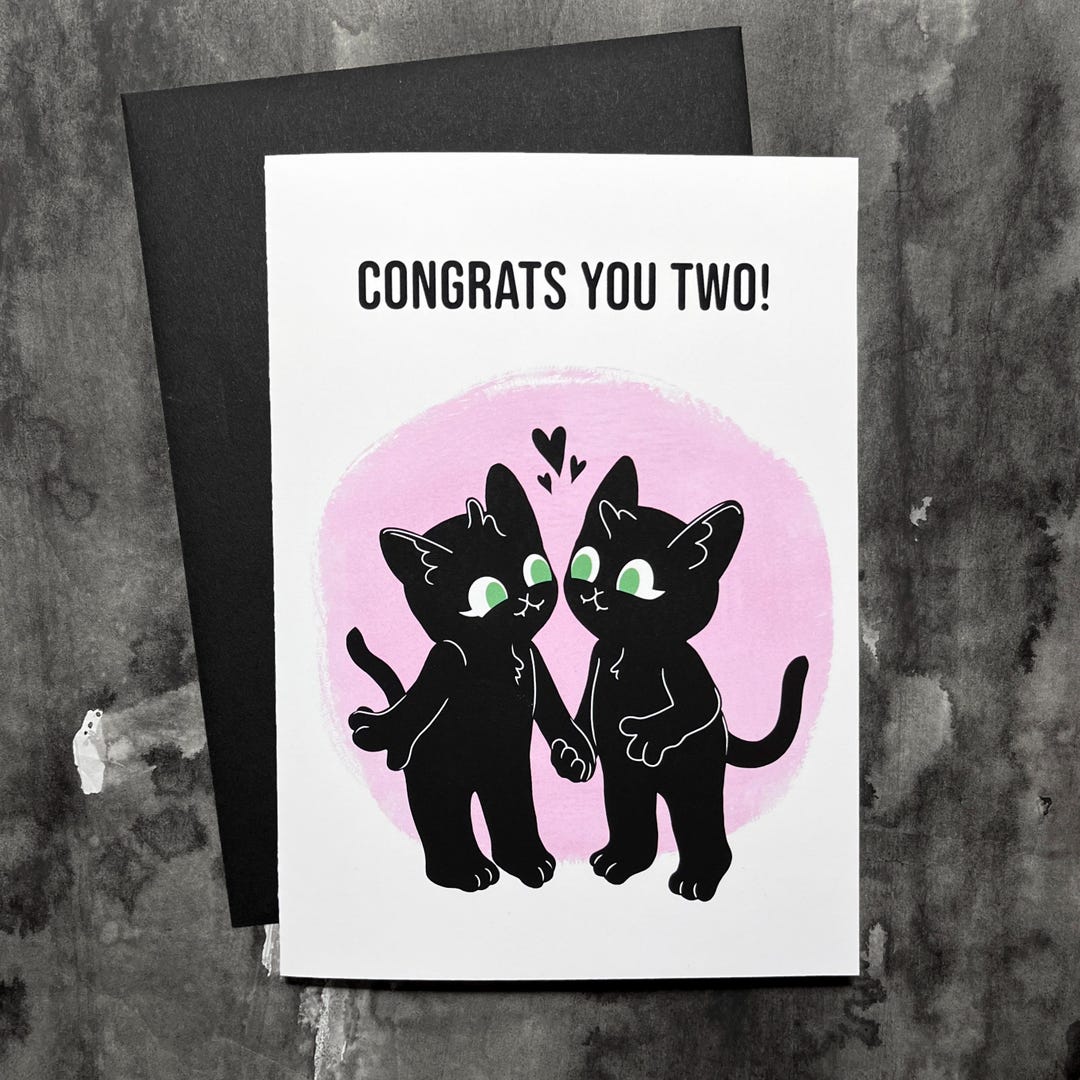 Congratulations Card - Printable Digital Card, Printable Engagement ...