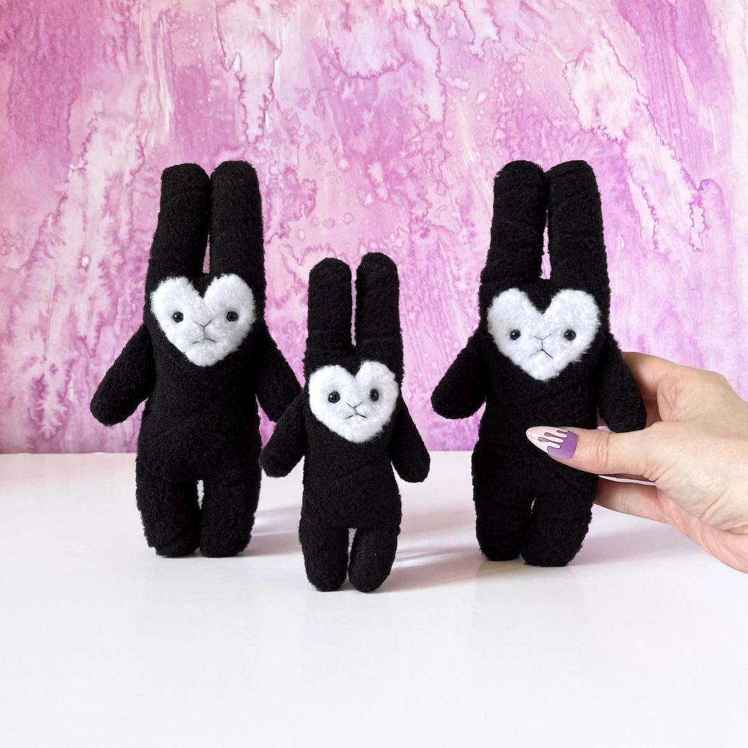 Bad Bunny Family Three Doll Collection, Weird Rabbit Doll Plush Figures ...