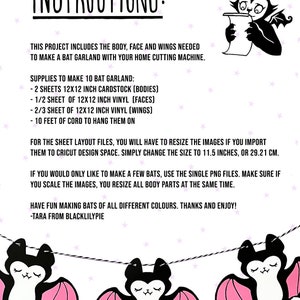 Bat Garland Digital Project - Make Your Own Paper Bat Garland for ...