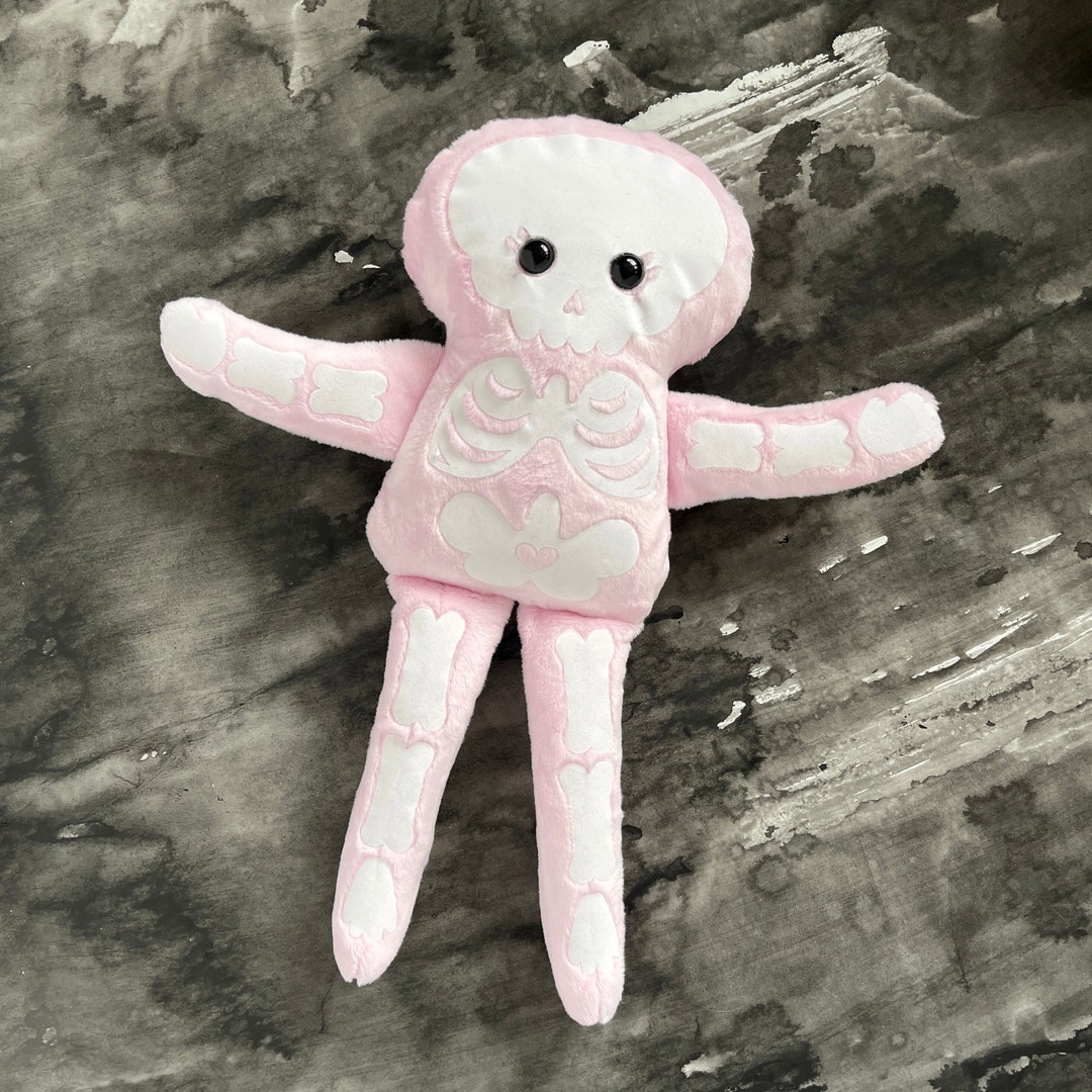 Stuffy Skeleton Super Soft Ballet Pink Minky Fabric With - Etsy