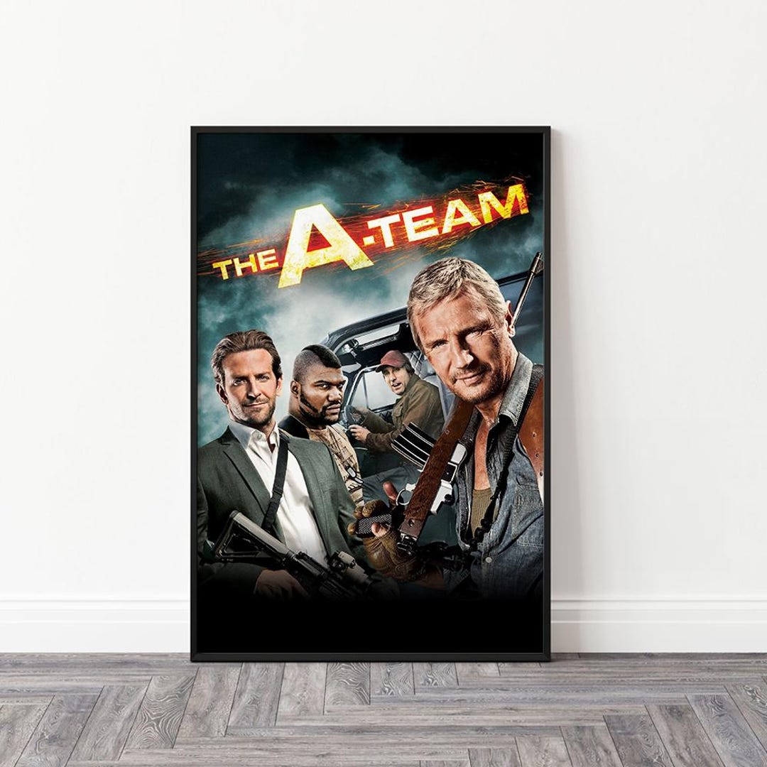 THE A-TEAM Movie Poster Canvas Poster Bedroom Decor Sports Landscape ...