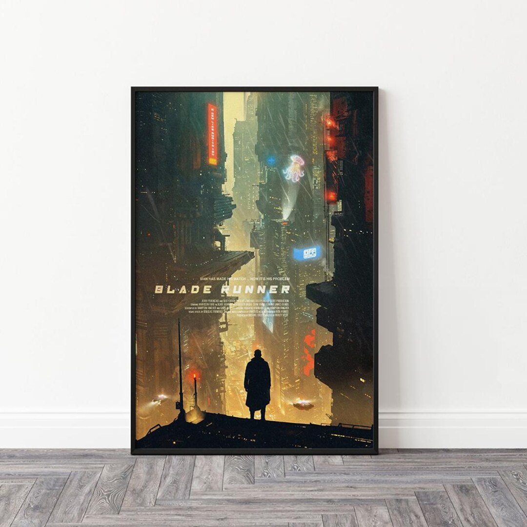 Blade Runner Retro Movie Poster,canvas Poster Printing, Art Poster ...