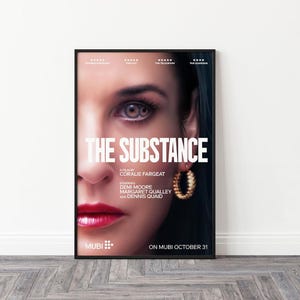The Substance Movie Poster,canvas Poster Printing, Art Poster, Home ...
