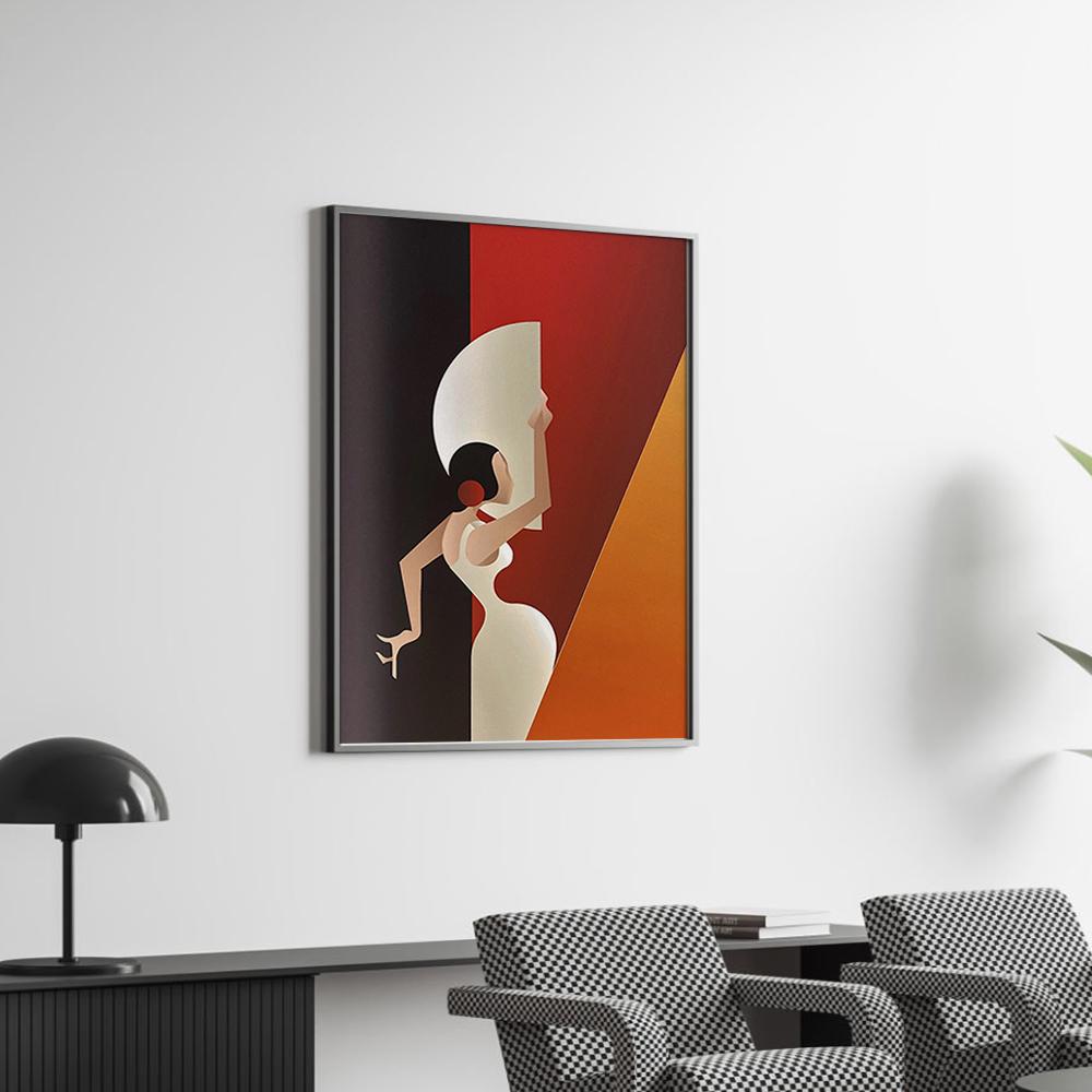 The Art Deco Poster,canvas Poster Printing, Art Printing, Home ...