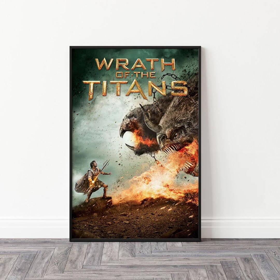 WRATH of THE TITANS Poster,canvas Poster Printing, Art Printing, Home ...