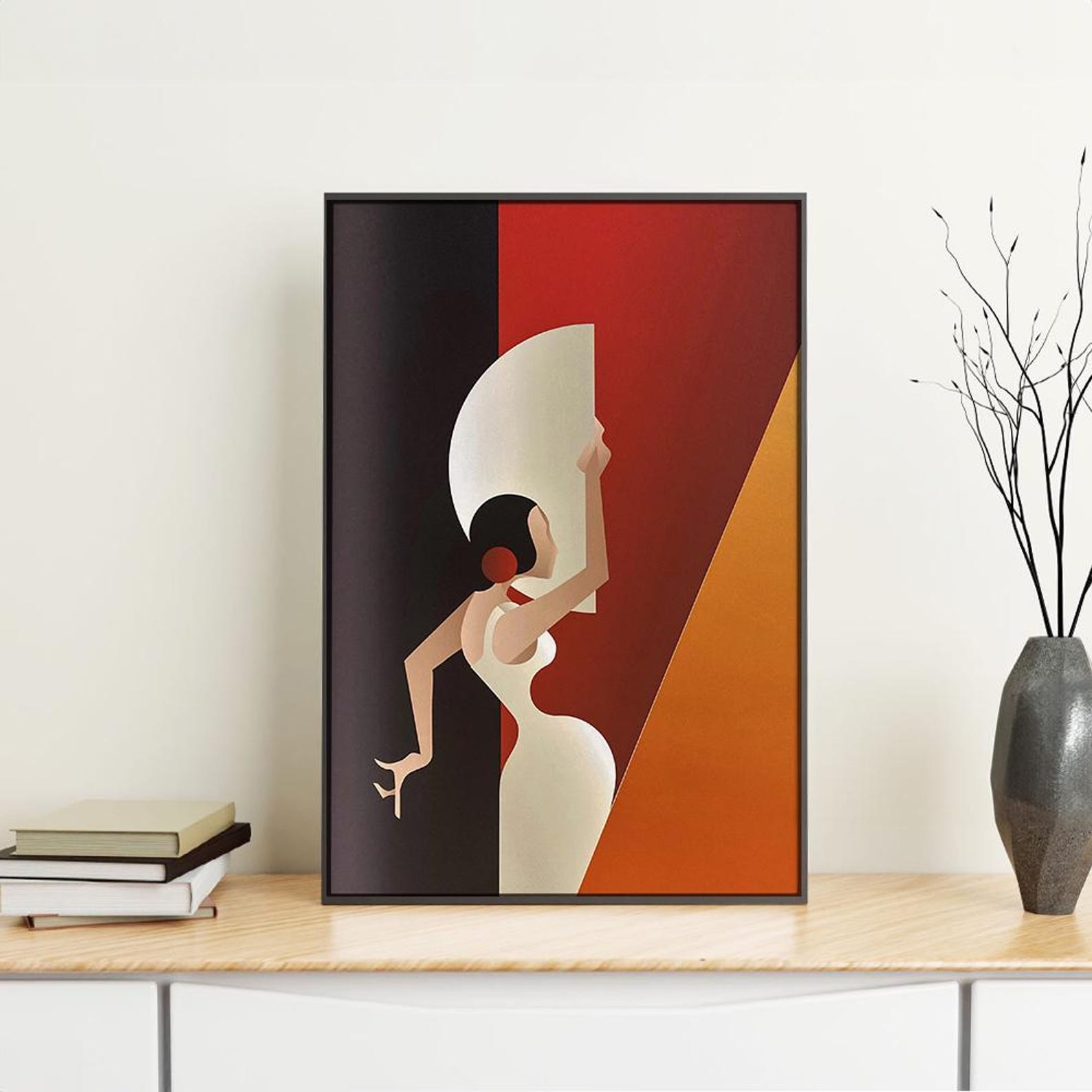 The Art Deco Poster,canvas Poster Printing, Art Printing, Home ...