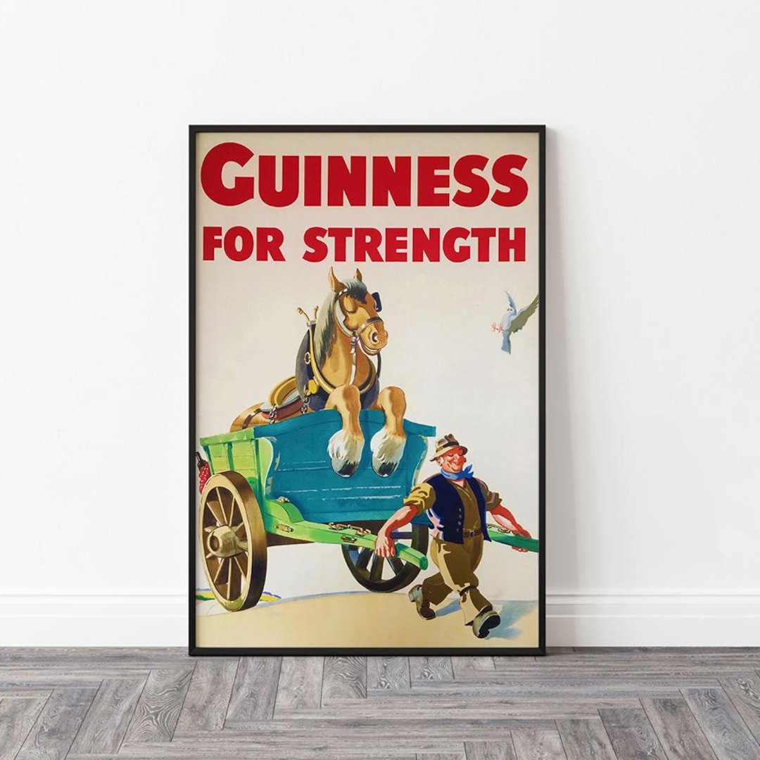 Guinness Ss for Strength Posters,canvas Poster Printing, Art Printing ...