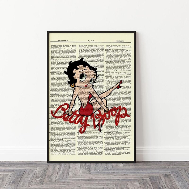 Betty Boop Poster - Etsy