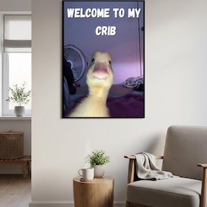 Welcome To My Crib Duck Etsy