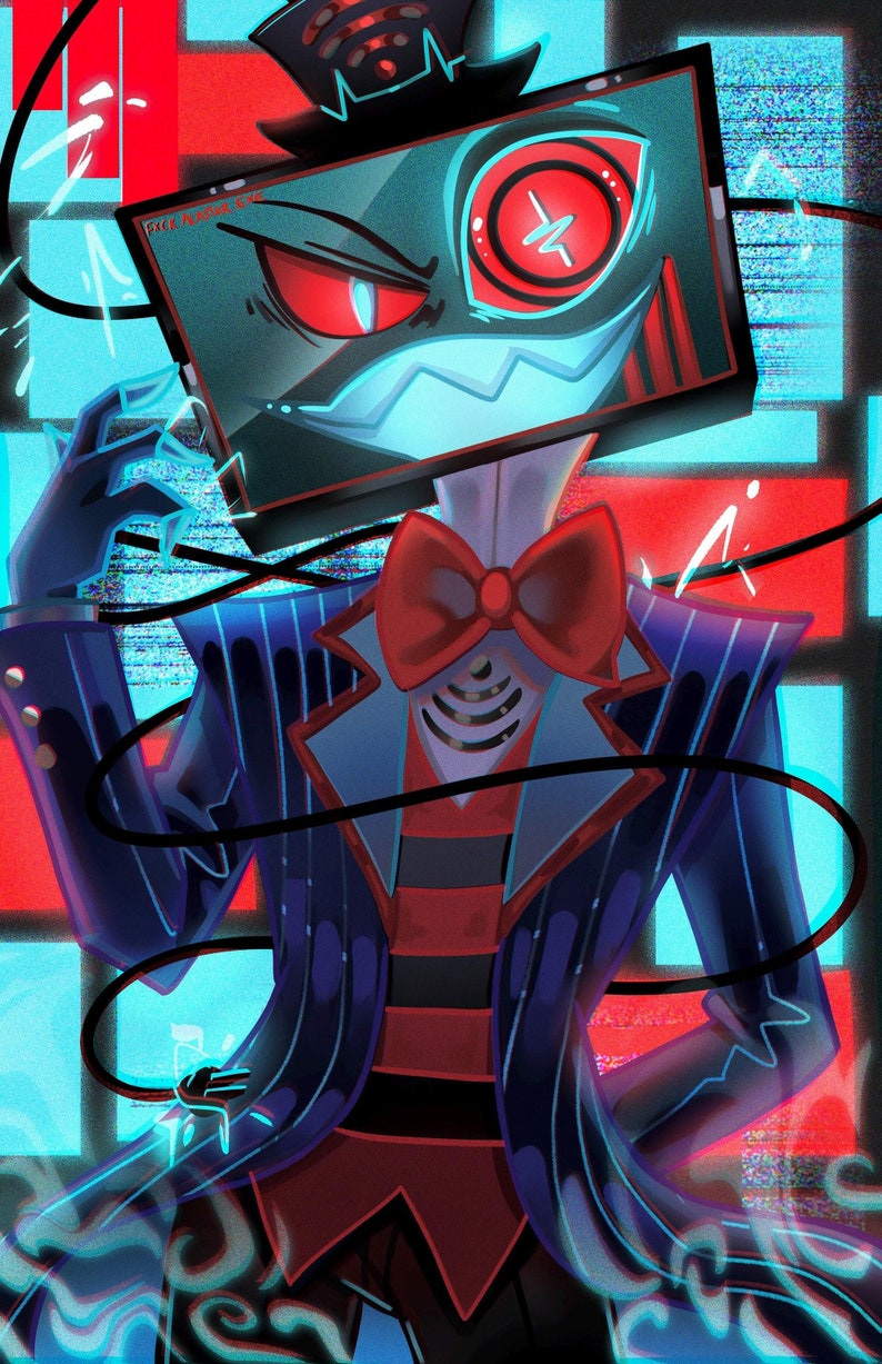 Hazbin Hotel Vox Art Print - Etsy