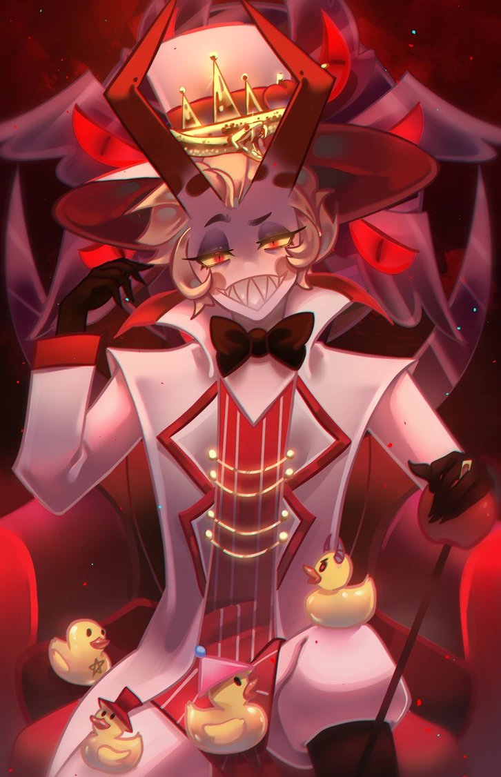 Hazbin Hotel Lucifer Art Print - Etsy