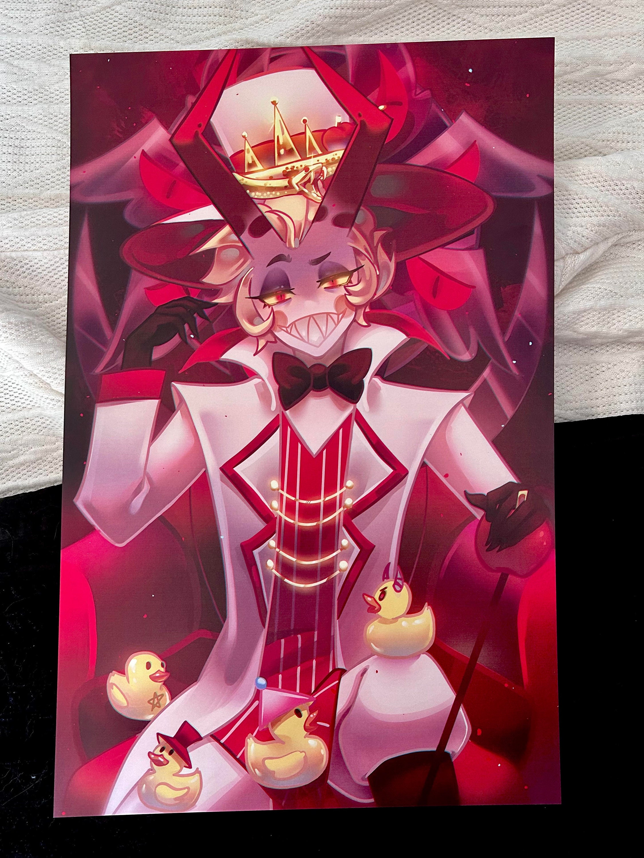 Hazbin Hotel Lucifer Art Print - Etsy