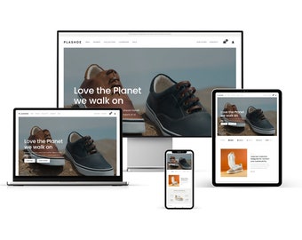 Wordpress E-commerce Theme Modern Shop Design Woocommerce Ready Responsive Website Template ...
