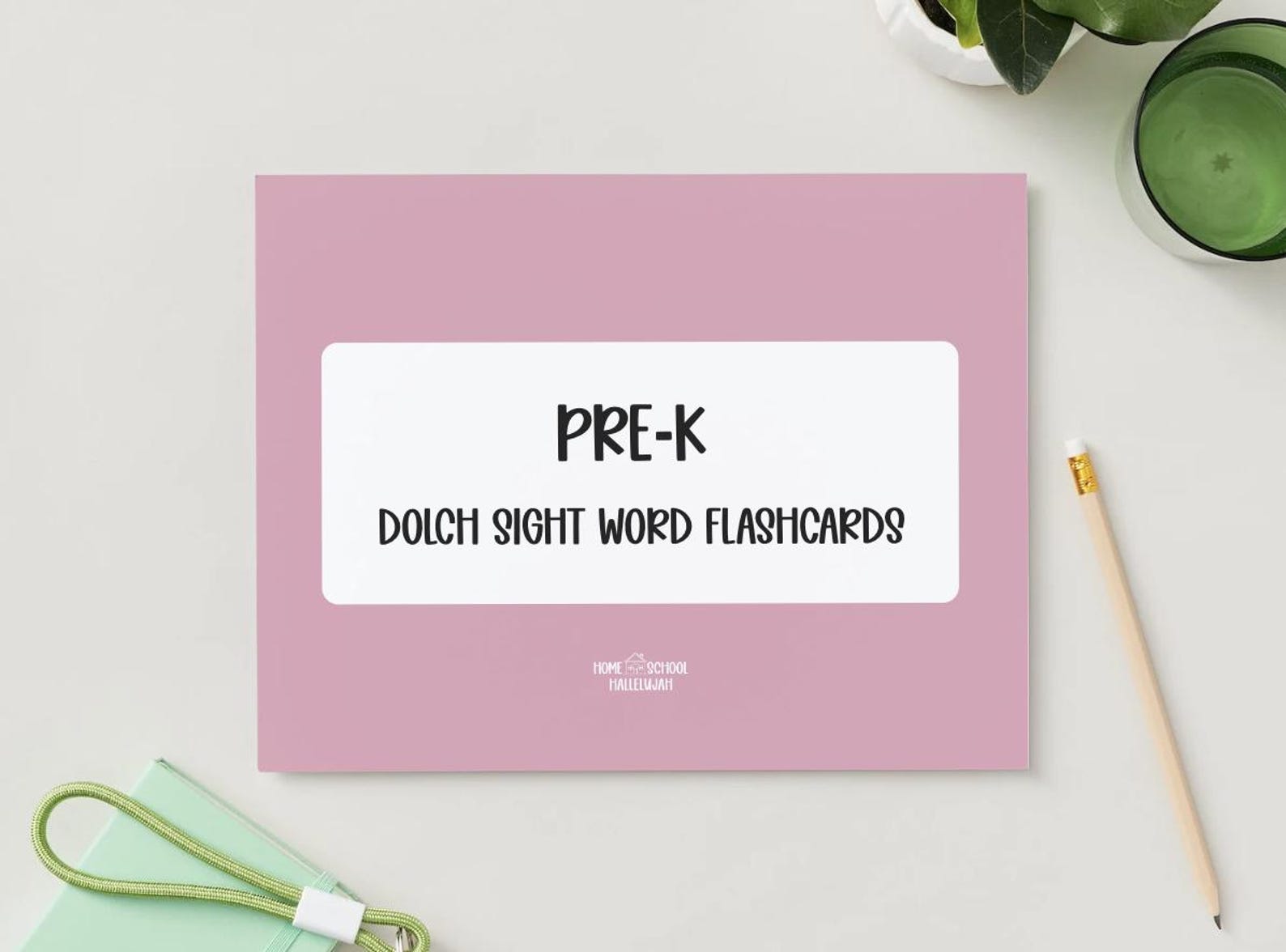 Pre-k Dolch Sight Word Flashcards - Etsy