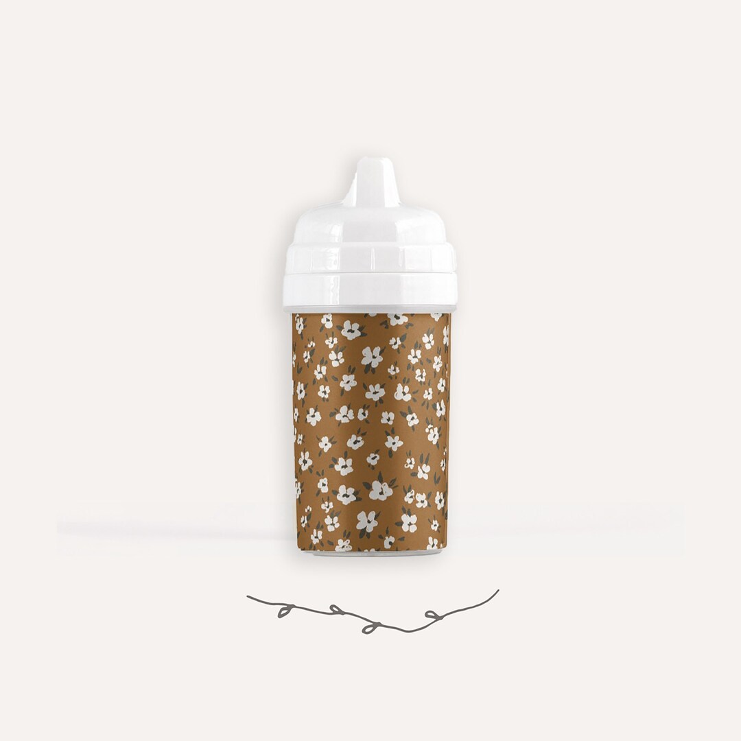Boho Tiny Flower Sippy Cup / Boho / Toddler Drink Cup / Baby Shower ...